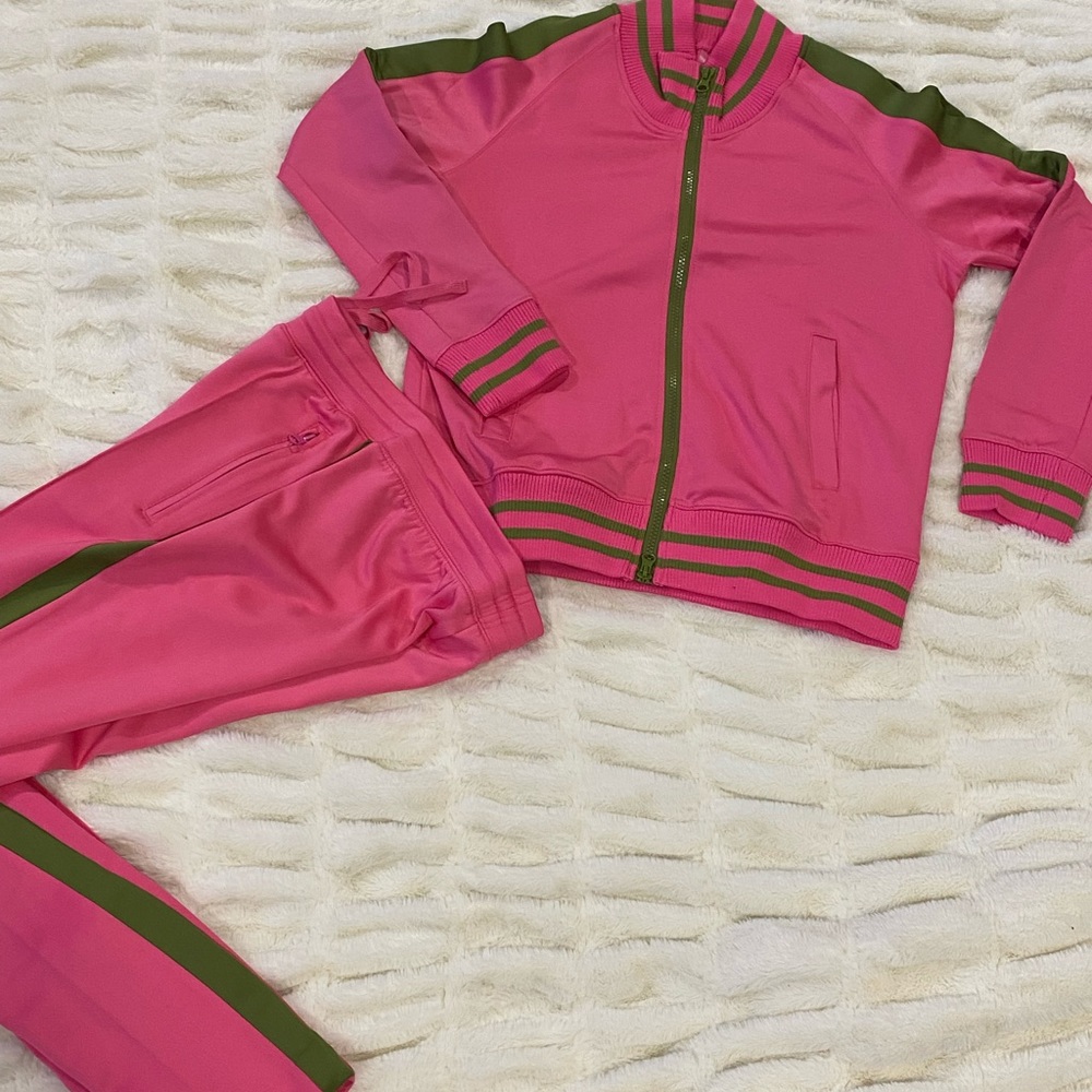 Pink And Green Track Suit - Gem